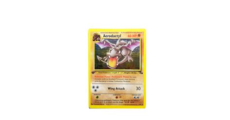 ‍carta Aerodactyl Réplica Pokemon Primera Edición 1999