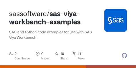 Github Sassoftwaresas Viya Workbench Examples Sas And Python Code