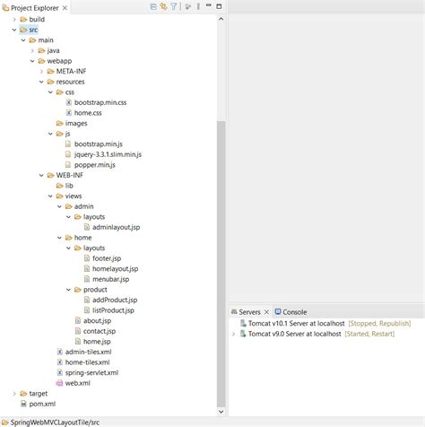 tạo bố cục layout trong spring web mvc sử dụng apache tile 3