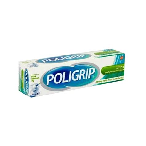 Poligrip Ultra Denture Fixative Cream 40g