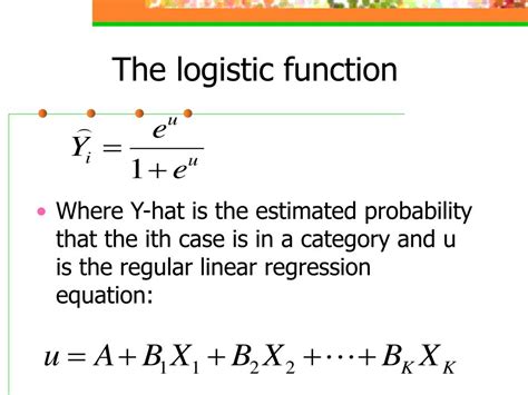 Ppt Logistic Regression Powerpoint Presentation Free Download Id
