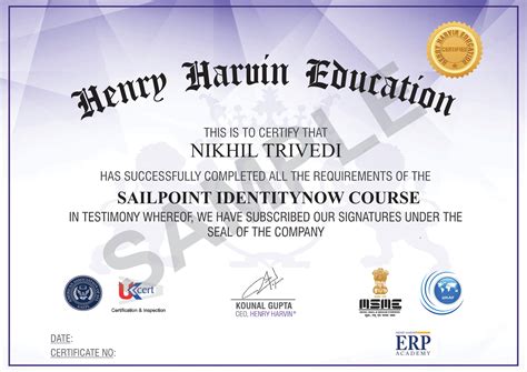 Sailpoint Identitynow Course Henry Harvin