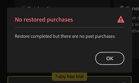Restore Purchase Issue Adobe Product Community 15039599