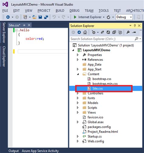 Layouts Master Pages In ASP NET MVC Part Fourteen