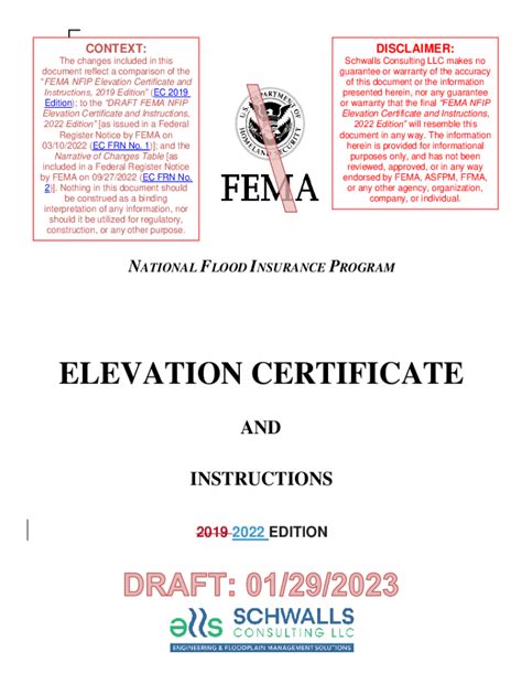 Fillable Online Revised Elevation Certificate And Dry Floodproofing Fax Email Print Pdffiller