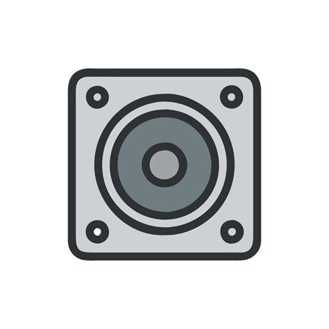 Modern Subwoofer Icon Design 57018620 Vector Art At Vecteezy