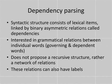 Ppt Dependency Parsing Powerpoint Presentation Free Download Id