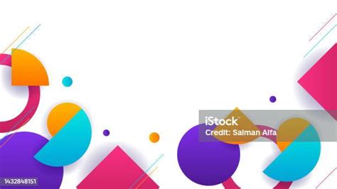 블루 오렌지 레드 옐로우 화이트 다채로운 사각형 추상 현대 기술 배경 디자인 벡터 추상 그래픽 프리젠 테이션 디자인 배너 패턴 배경 웹 템플릿 0명에 대한 스톡 벡터 아트