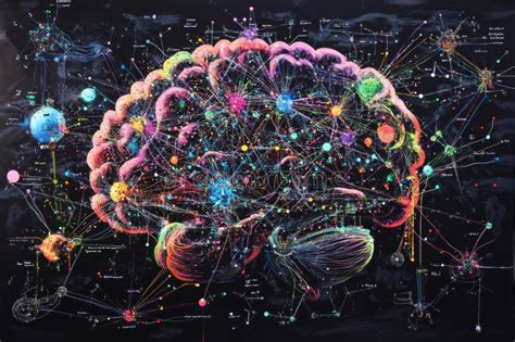 Vibrant Digital Brain with Complex Neural Connections. AI Image Stock Image - Image of realistic ...