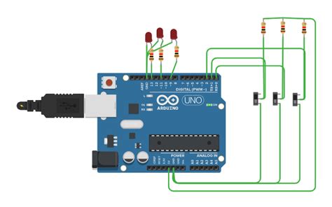 Circuit Design Ex2 Atividade Arduino Tinkercad