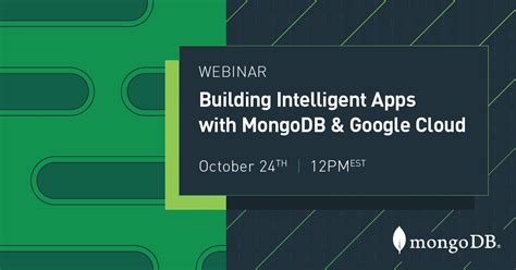 Mongodb On Linkedin Join Us For A Webinar On October 24 Where Well Be
