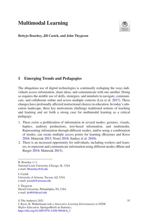 Pdf Multimodal Learning