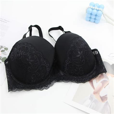 Classic Bra Set Comfortable Everyday Use Tight Fit Lace Black 100b