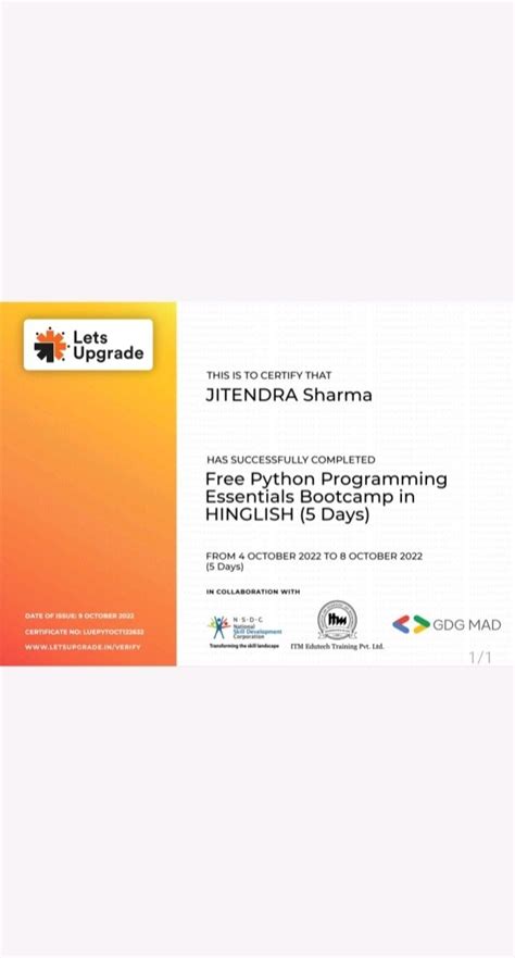 Python Coding Pythoncoding Hey Everyone I Am Excited To Share That I Have Completed The Free