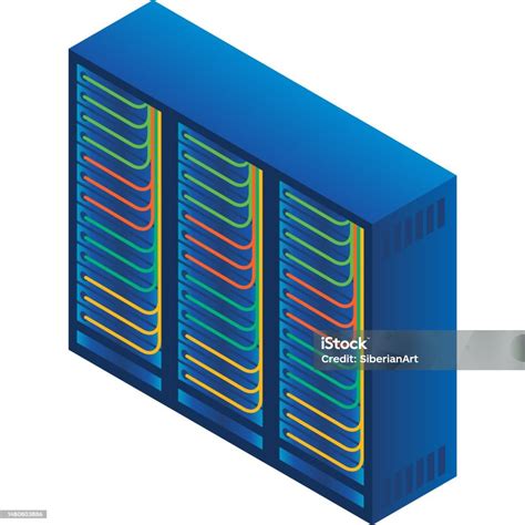 Server Rack Vector Icon Data Center Network Stock Illustration Download Image Now Advice
