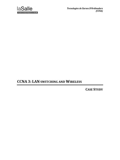Ccna3 Project Pdf Computer Network Ip Address