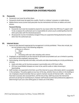 IT Policy Template DOC