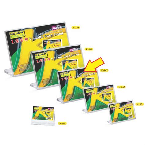 Acrylic L Shaped Display Stand L Shape A R R R R Name Card Size Display Cashing
