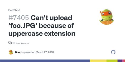 can t upload foo because of uppercase extension · issue 7405