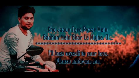 Tere Liye Lyrics Song Youtube