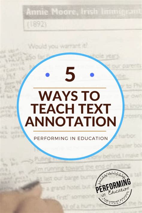 Annotate The Text 5 Concrete Ideas For Teaching Text Annotation