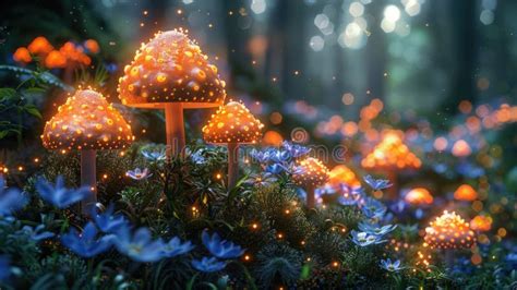 Miniature Celebration Props Illuminated By Magical Studio Lighting Stock Illustration