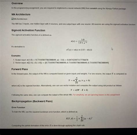 Solved Sigmoid Activation Function The Sigmoid Activation Chegg Com