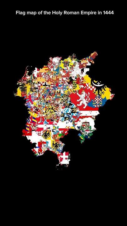 Flag Map Of The Holy Roman Empire In 1444 Youtube
