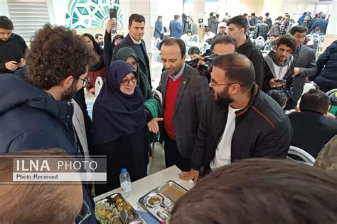 حضور سخنگوی دولت در دانشگاه علامه طباطبایی و تجمع دانشجویان بسیجی