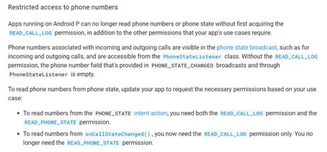 New Permission Group In Android P Makes It Clear When Apps Want To Read Call Log Or Phone Number