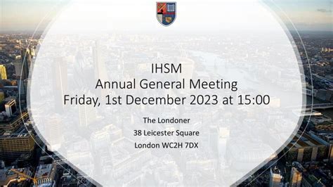 Institute Of Hotel Security Management On Linkedin Ihsm Agm2023 Securitycommunity
