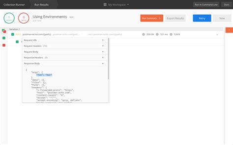 using environments in collection runs postman learning center