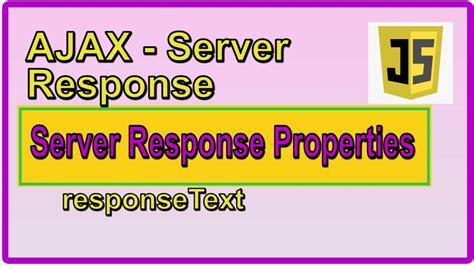 AJAX The ResponseText Property YouTube