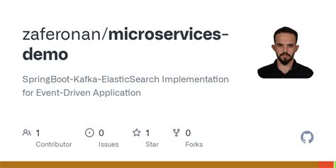 GitHub Zaferonan Microservices Demo SpringBoot Kafka ElasticSearch Implementation For Event