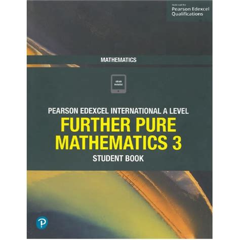 pearson edexcel international a level mathematics further pure
