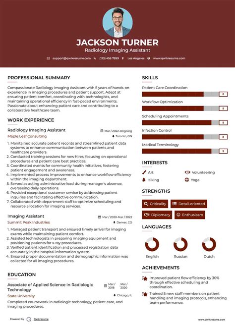10 Imaging Assistant Resume Samples And Templates For 2025