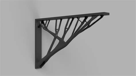 Generative Design Shelf Bracket Par Piled Téléchargez Gratuitement Un Modèle Stl