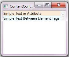 Content Control In WPF
