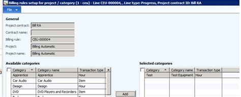 How To Use The Automatic Billing Rule For Projects In Microsoft Dynamics Ax 2012 R2 And Ax2012