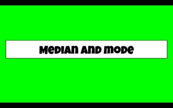 Median And Mode Lesson And Activities By The Trendy Teach TPT
