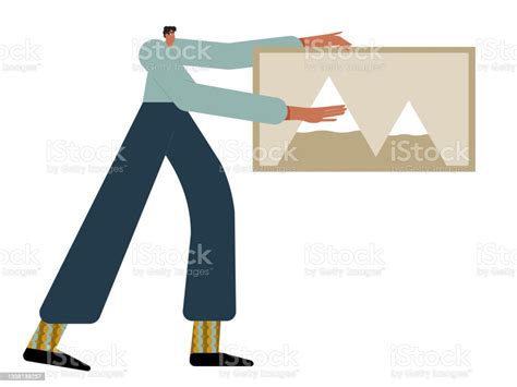 남자는 Ui Ux 디자인 프로젝트에 노력하고 있습니다 It 세계 개념 흰색 배경에 격리 된 컬러 플랫 텍스처 벡터 그림입니다