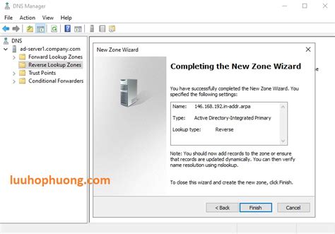 Hướng Dẫn Tạo Dns Reverse Lookup Zone Phân Giải Ngược Dns Và Ptr Record Windows Server 2022