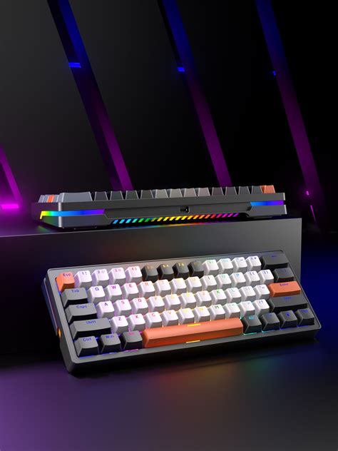Buy Wholesale China Aggressive Price Triple Mode Hot Swap Rgb 61 Keys Mechanical Keyboard For