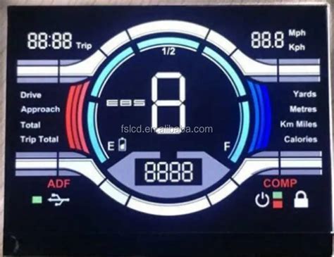 Hot Sale Lcd Screen Colour Va Numeric Lcd Display Module Custom 5 Digit