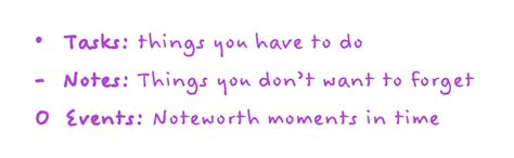 Bullet Journal Basics Rapid Logging — Rediscover Analog