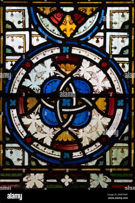 Stained Glass Religious Patterns