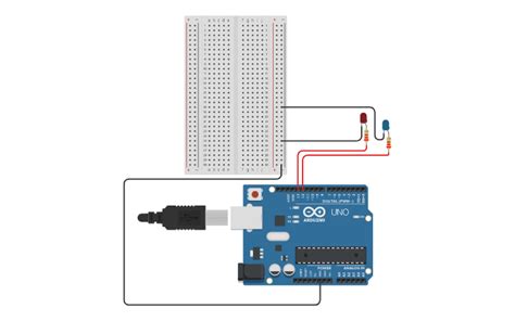 Circuit design Programacion con Arduino 1 - Tinkercad