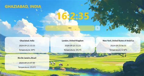 Lakshay Goel On Linkedin Javascript Webdevelopment Weatherapp Clockapp Realtimedata