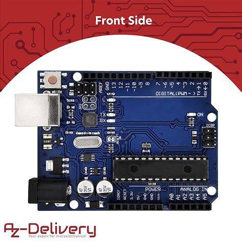 Azdelivery 3 X Compatible With Atmega328p Compatible With Atmega16u2 8