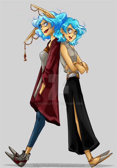 Dbz Just Like Twins Fayethbulma By Redviolett On Deviantart